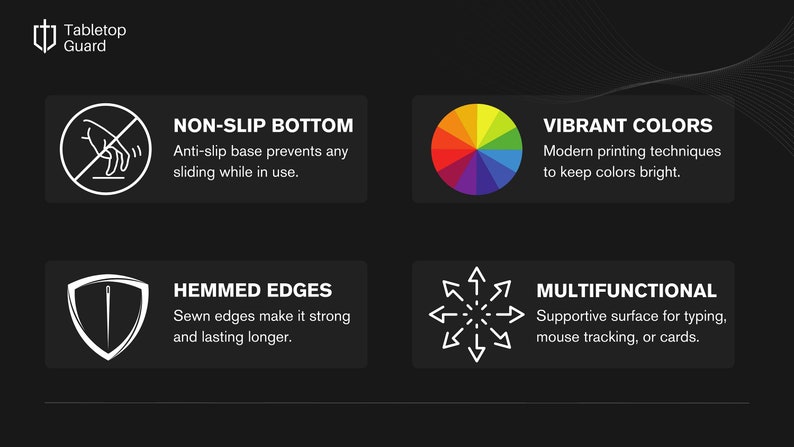 Vampire's Study | Gothic Deskmat | Blood Red Mousepad | Protective ...