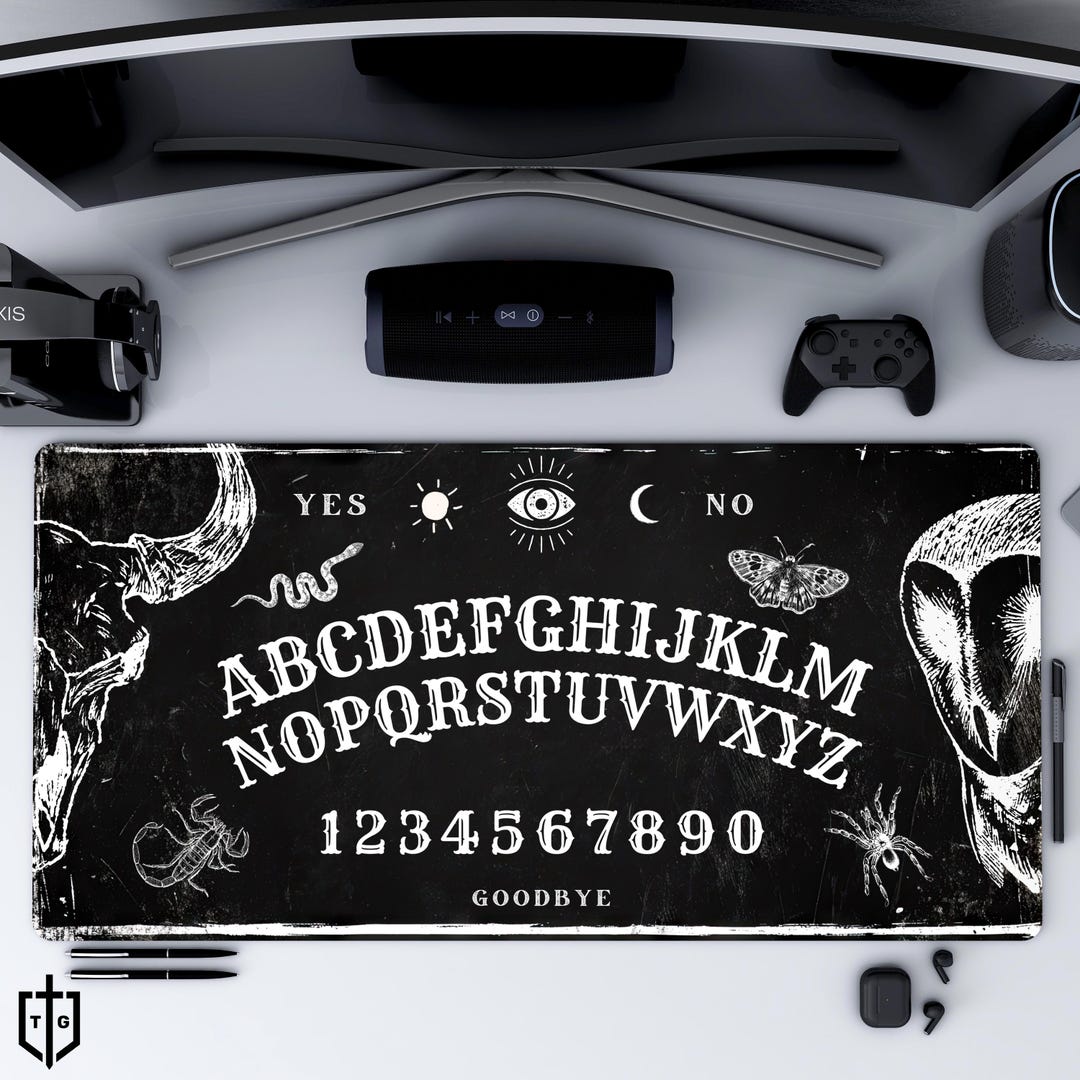 Supernatural Ouji Board Playmat - Mystical Desk Pad, Occult Desk ...