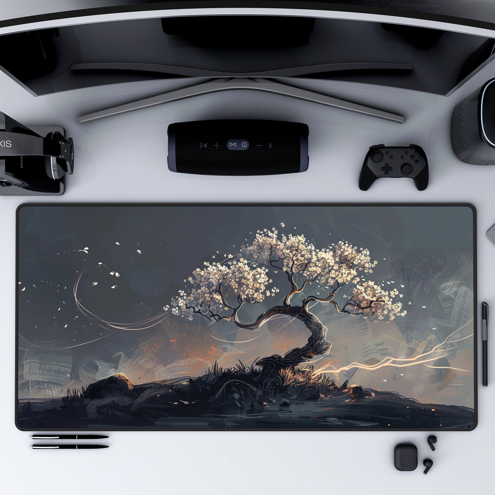 Japanese Blossom Tree | Japanese Desk Pad | Lofi Design | Japan ...