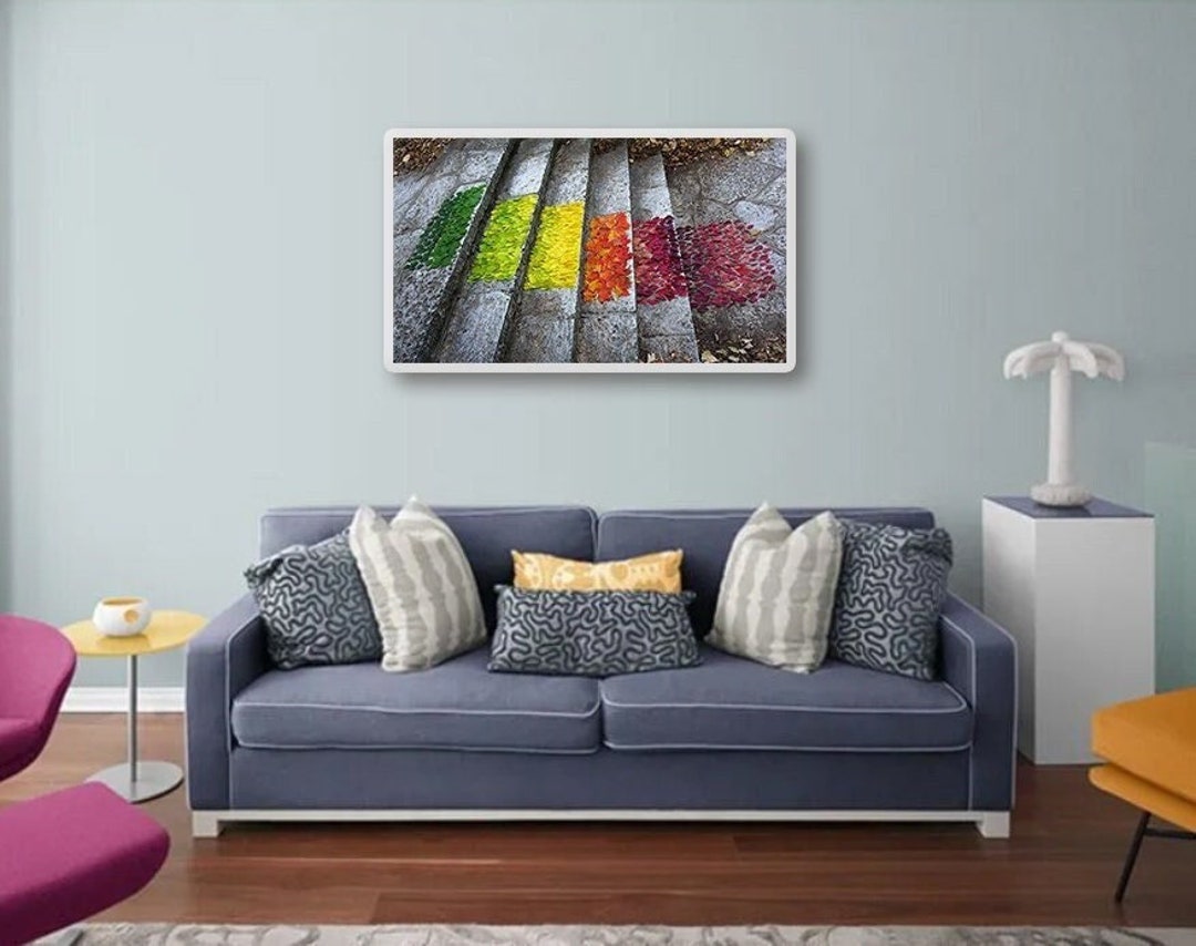 Autumn Print, Fall Foliage Art, Stairway Photoprints, Going Away Gift ...