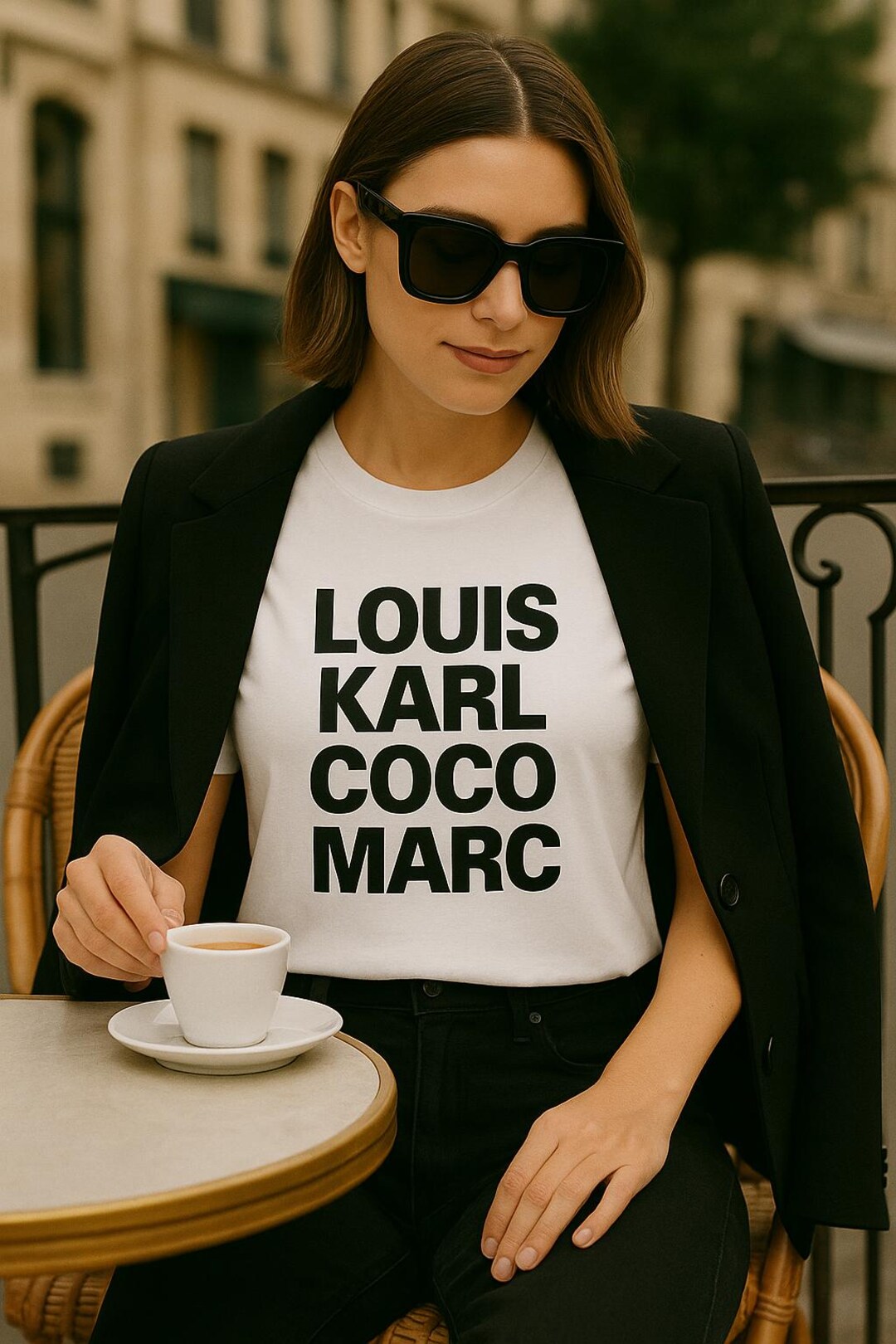 Louis Karl Coco Mark Soft Style T-shirt, Designer Inspired Super ...