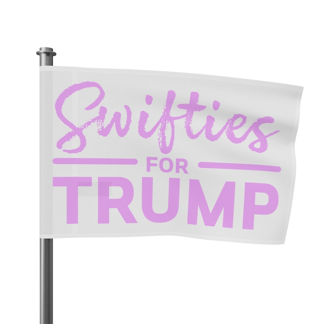 Flag Swifties for Trump, Rally Concert Patriotic Banner, Political ...