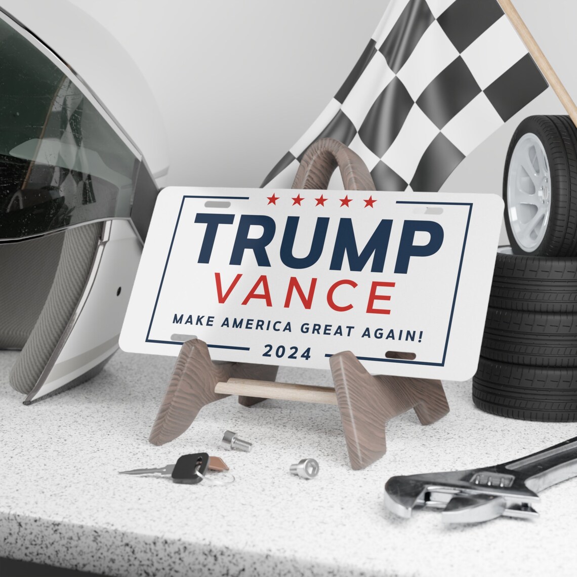 Trump/vance 2024 Vanity Plate Car Truck RV - Etsy