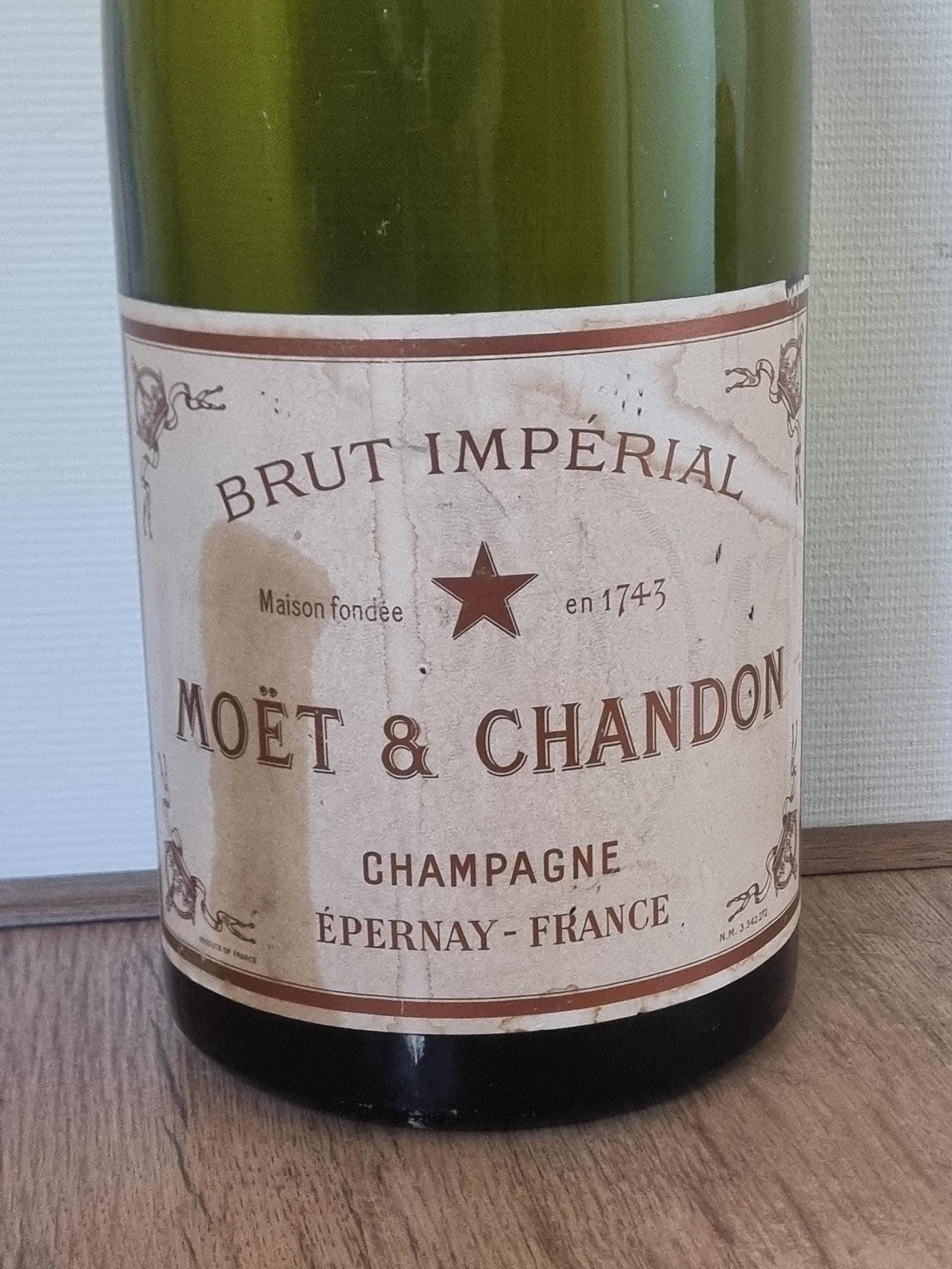 Rare 6L Moët & Chandon Vintage Champagne Display Bottle Collectible ...