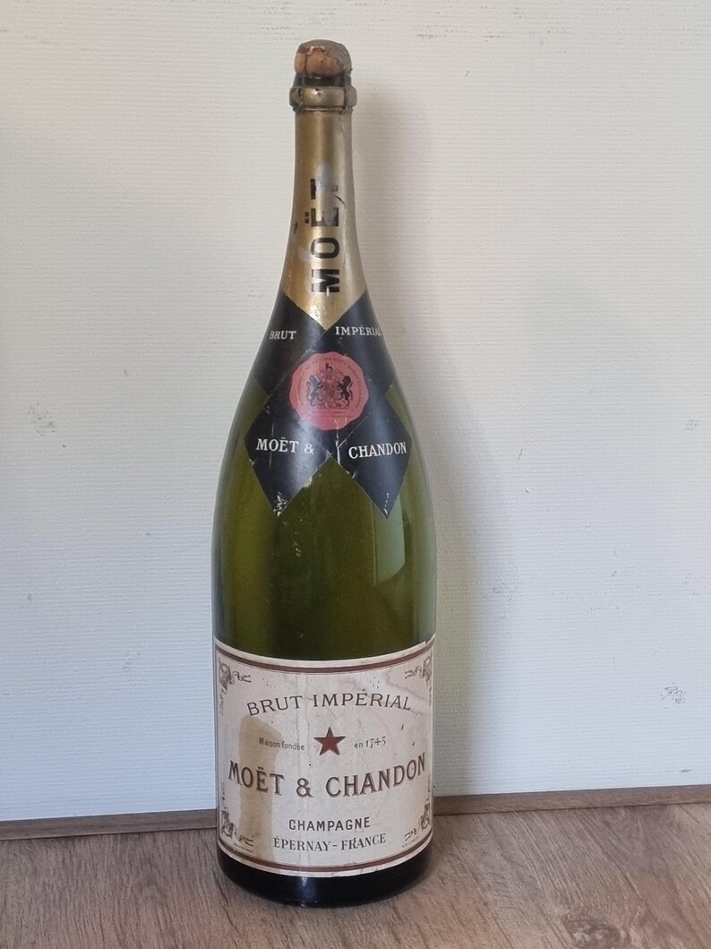 Rare 6L Moët & Chandon Vintage Champagne Display Bottle Collectible ...