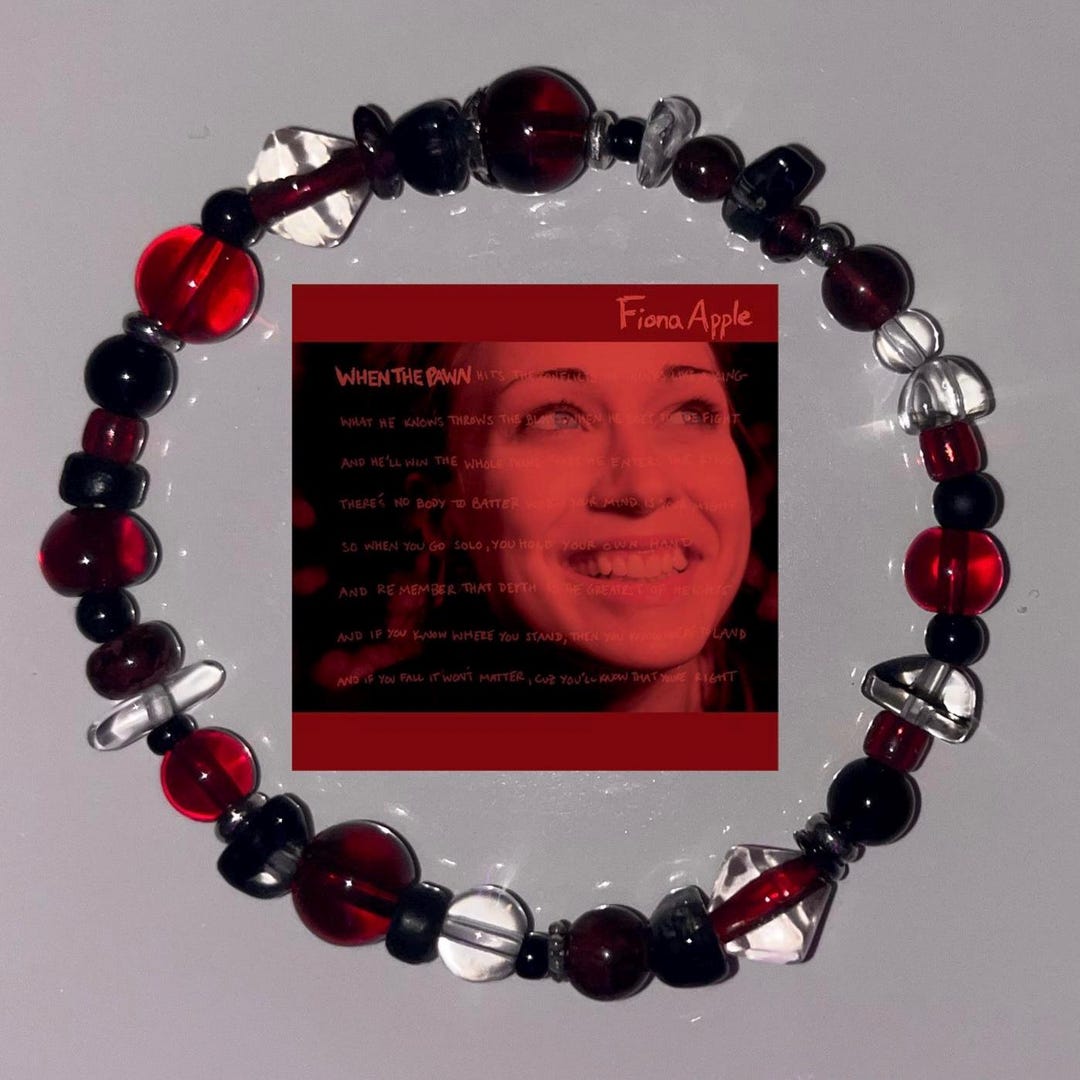 Handmade Fiona Apple Bracelet - Etsy