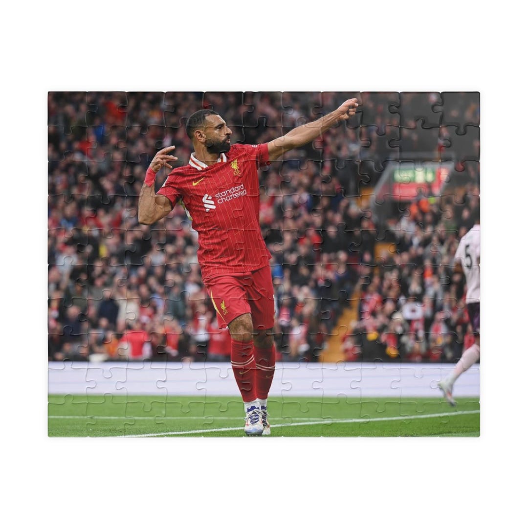 Mo Salah Liverpool FC Jigsaw Puzzle: Soccer Fan Gift - Etsy Ireland