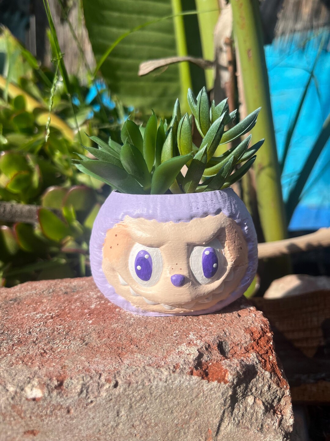Purple Labubu Planter - Etsy