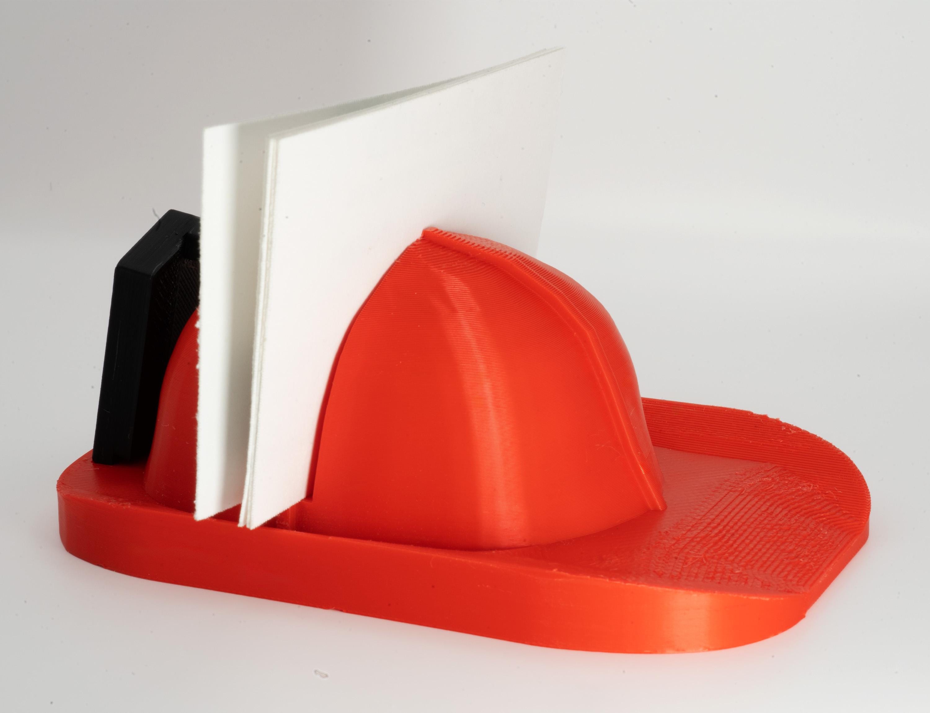 3D Printed Firefighter Helmet Card Holder Gift Office Chief - Etsy