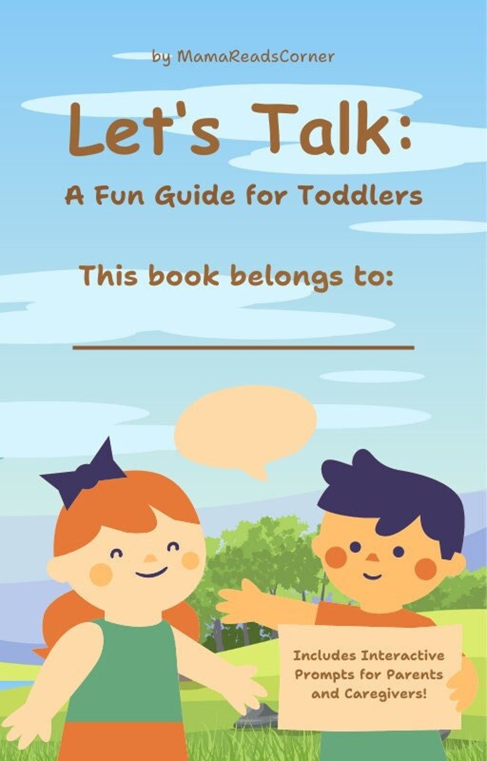 Printable Toddler Speech Development Ebook Let's Talk: Fun Guide for ...