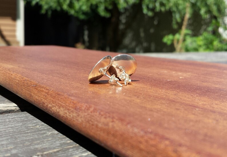 Sterling argento bronzo grande borchie Classic - Etsy Italia