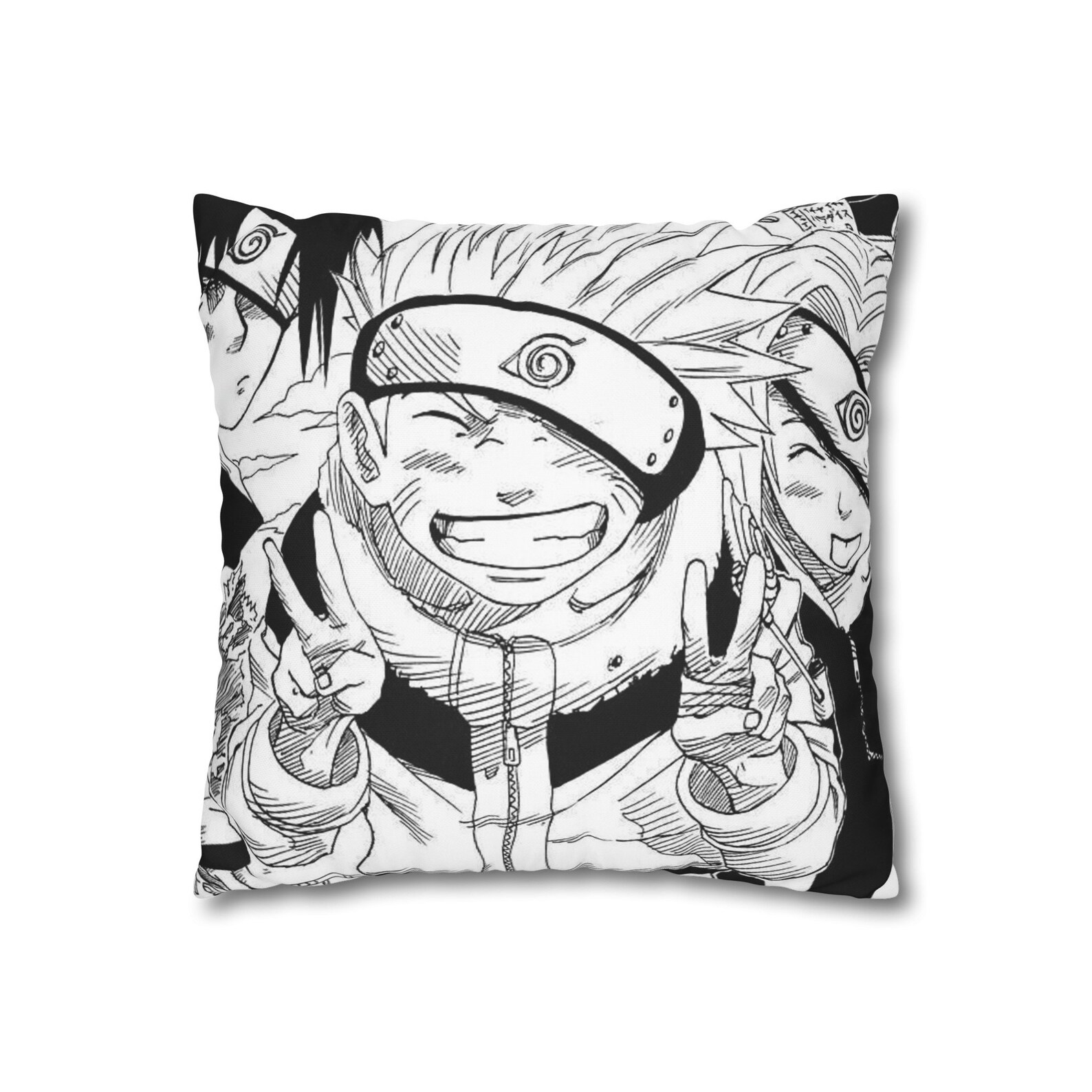 Naruto Graphic Dual-sided Square Pillowcase - Etsy