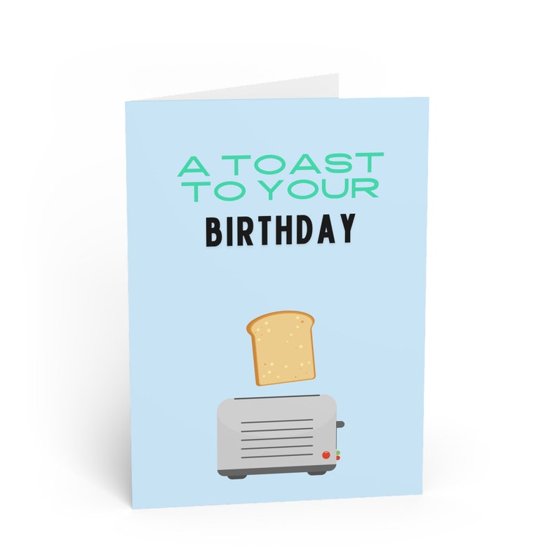 A Toast to Your Birthday, Funny Birthday Card, Witty Birthday Card ...