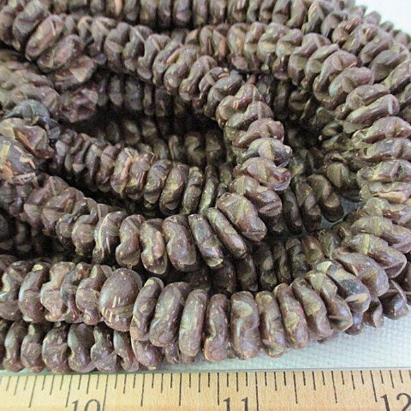 Carved Wood Bead - Etsy
