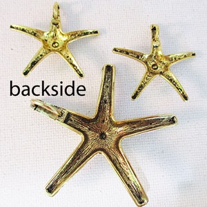 Beach Inspired Shell Bead Bundle, Yellow Gold Shell Beads Starfish ...