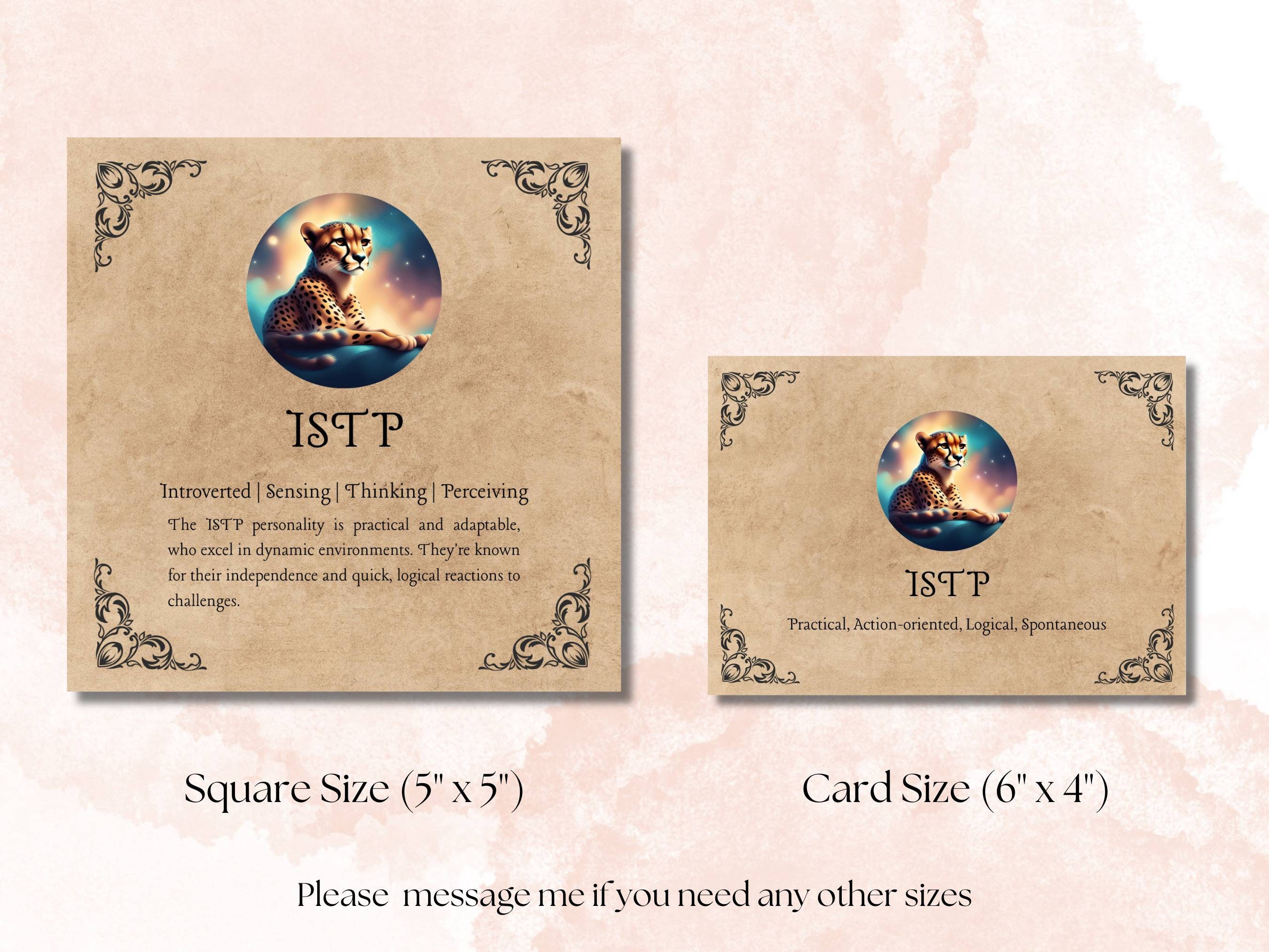 ISTP Myers Briggs MBTI Poster, 16 Personalities Personalized Deco and ...