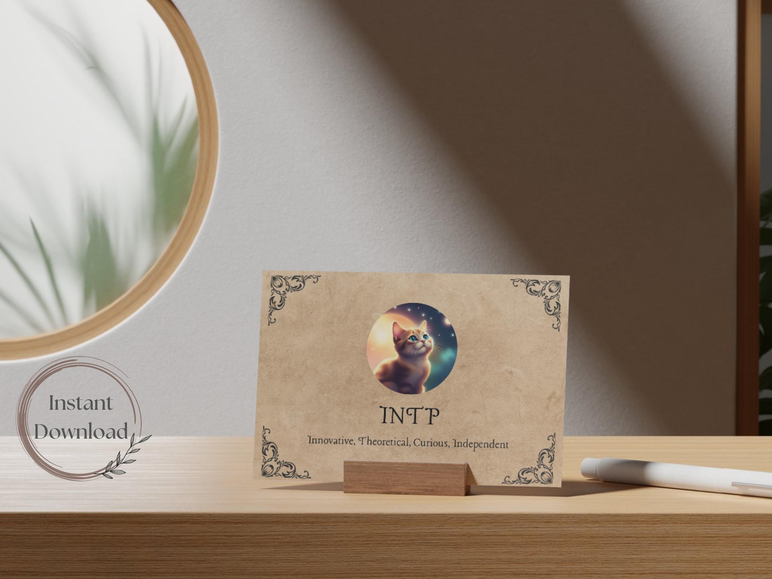 INTP Myers Briggs MBTI Poster, 16 Personalities Personalized Deco and ...