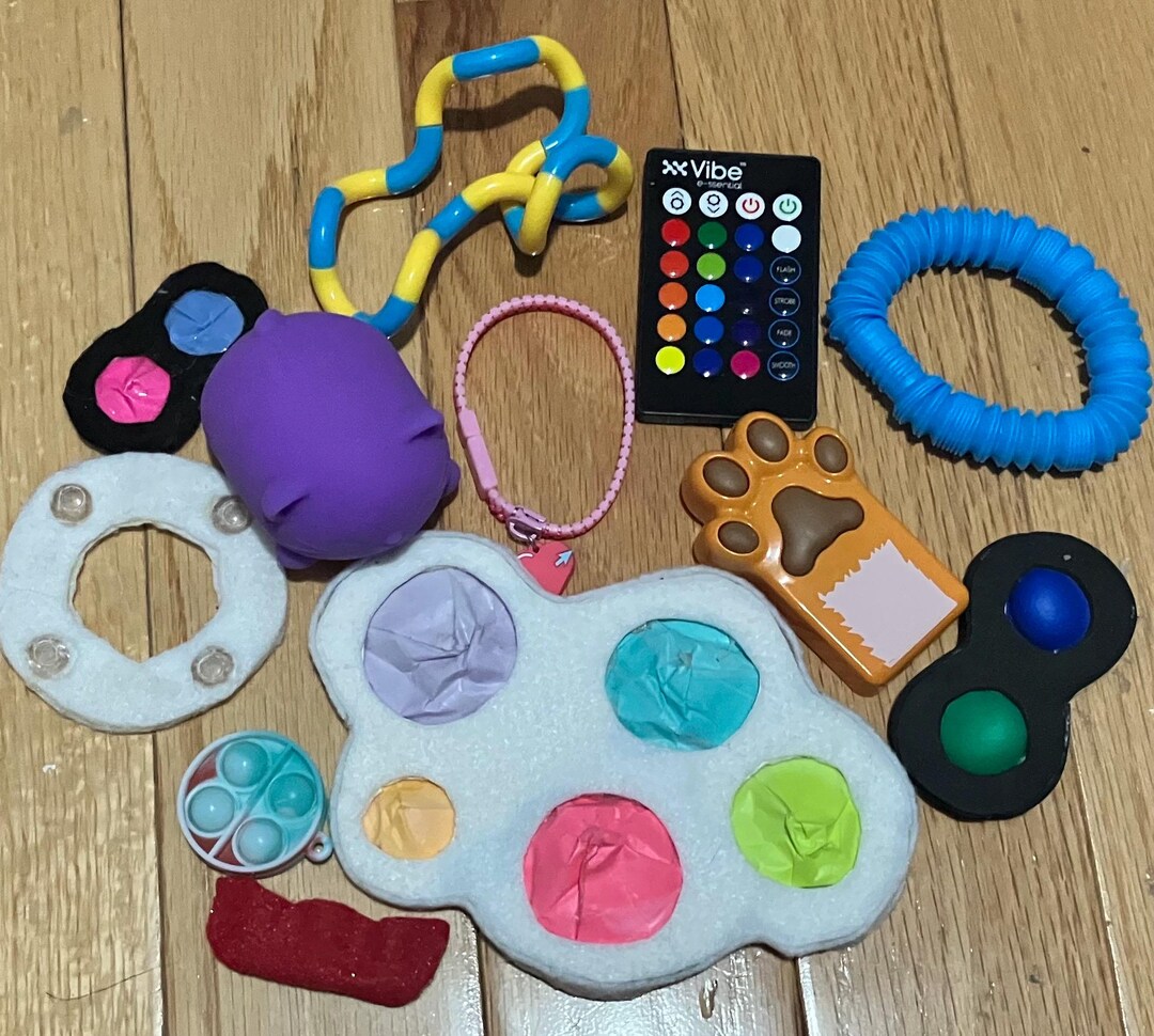 Fidget Toy Lot! Mix of Homemade and Authentic Fidgets