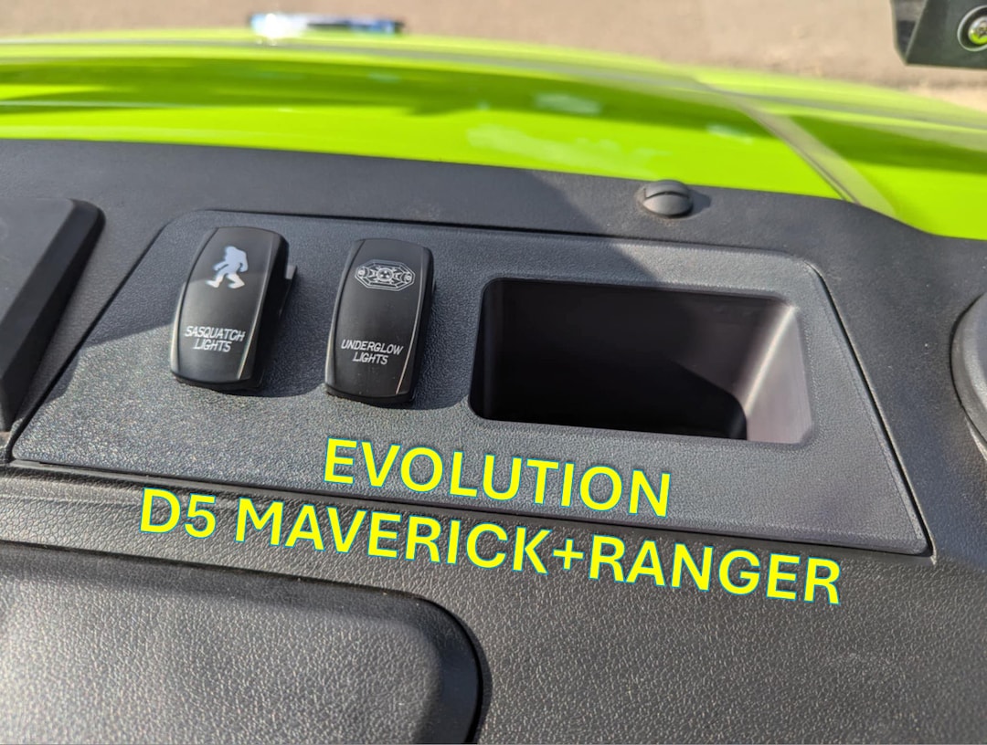 EVOLUTION D5 Rocker Switch Panel & Phone Holder + More! (golf Ball ...