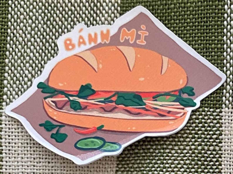 Vietnamese Food Sticker Pack, Food Sticker, Vietnamese Culture, Banh Mi ...