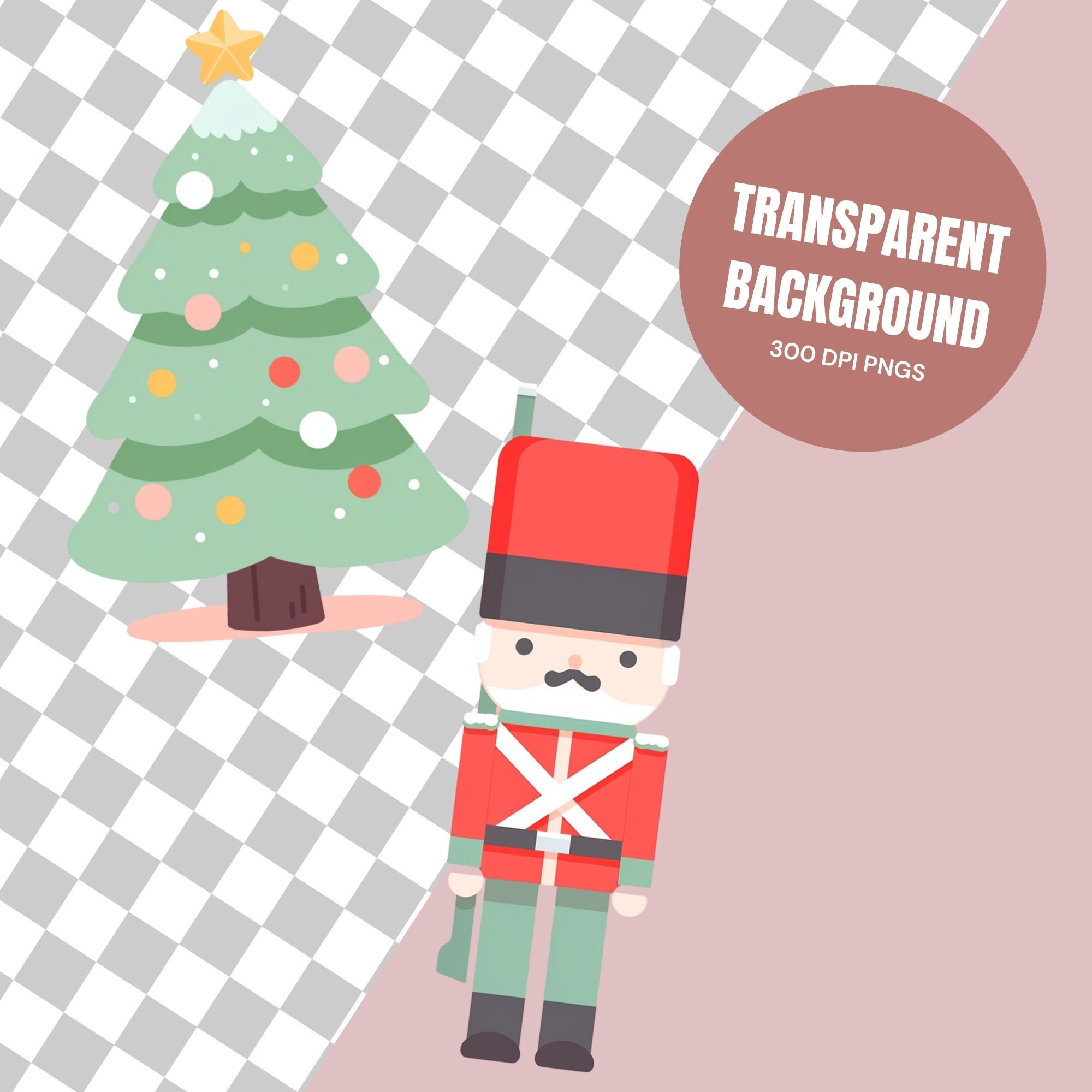 50 Kawaii Christmas Clipart, Christmas Decor, Digital Download, Sticker ...