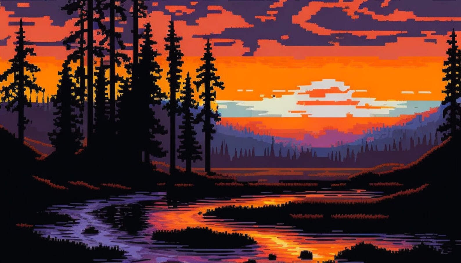 Yellowstone Pixelart Collection - Etsy