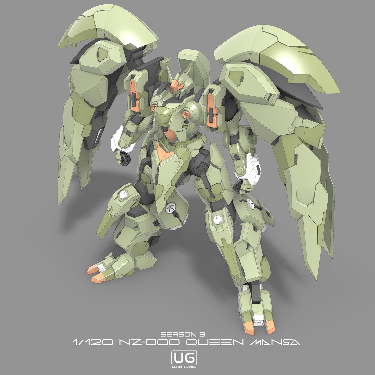 UG04 Queen Mansa Gundam Kit 3D STL FILES - Etsy