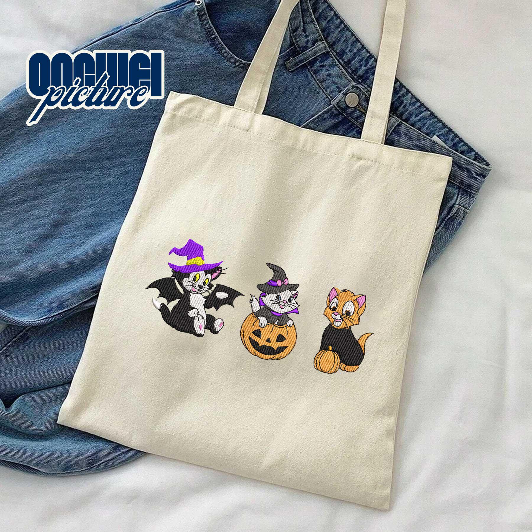 Pumpkin Cat Cartoon Embroidery Design, Cute Baby Cat Cartoon Embroidery ...