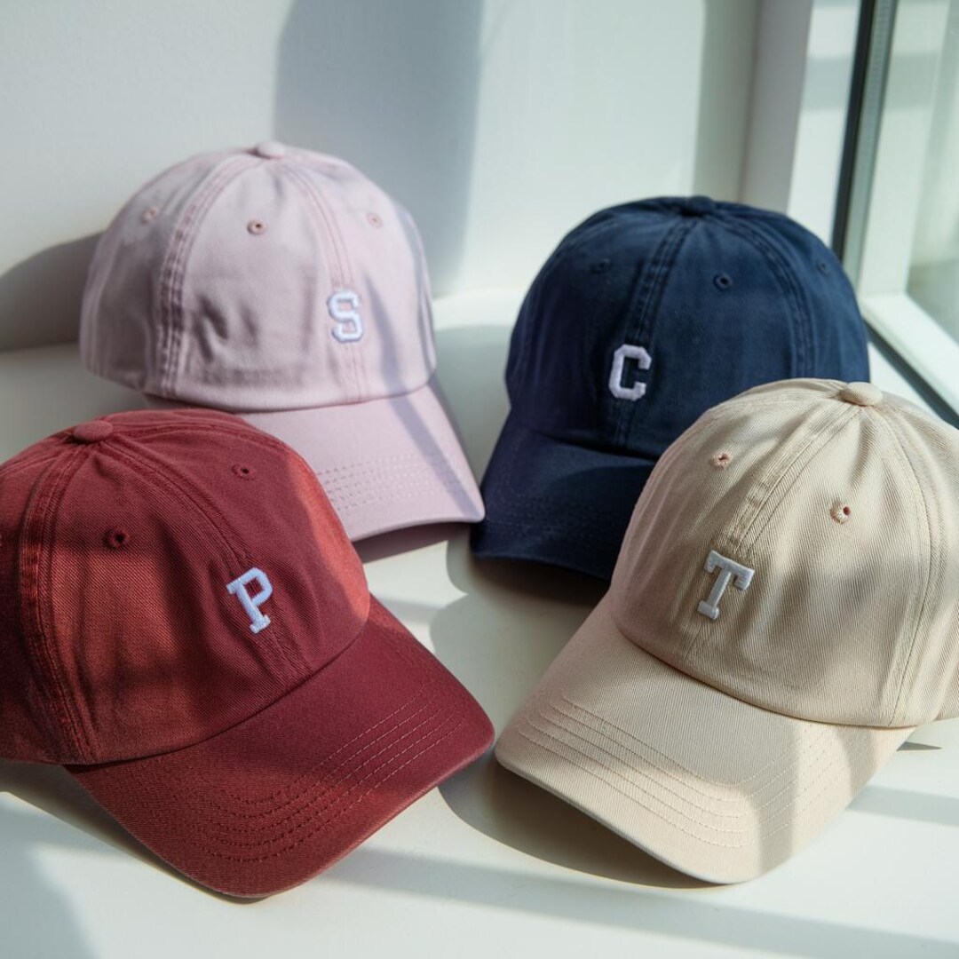 Custom Alphabet Baseball Caps, Personalized Name Hat, the Party Hats ...