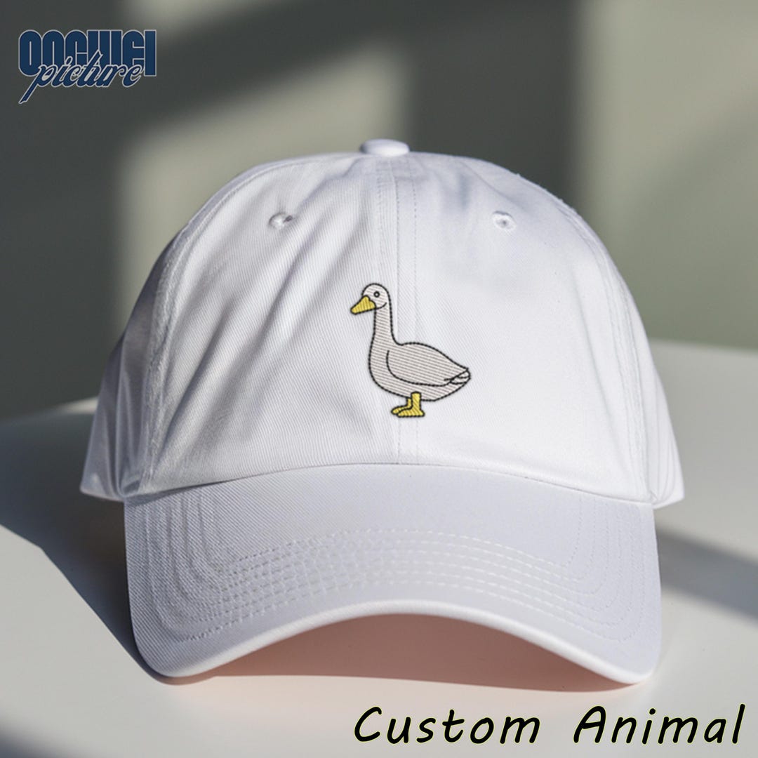 Custom Embroidered Hats,personalized Cap With Animal, Gift for Bride ...