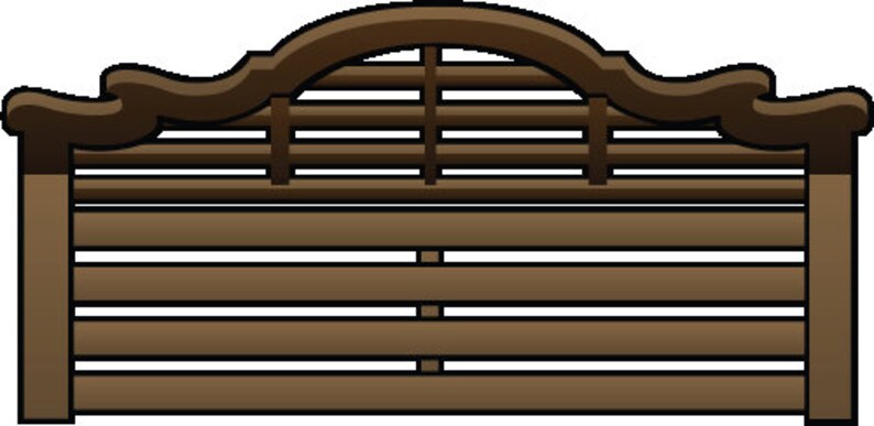 Benches Top View 2D Landscape Clipart Vector Symbols - Etsy