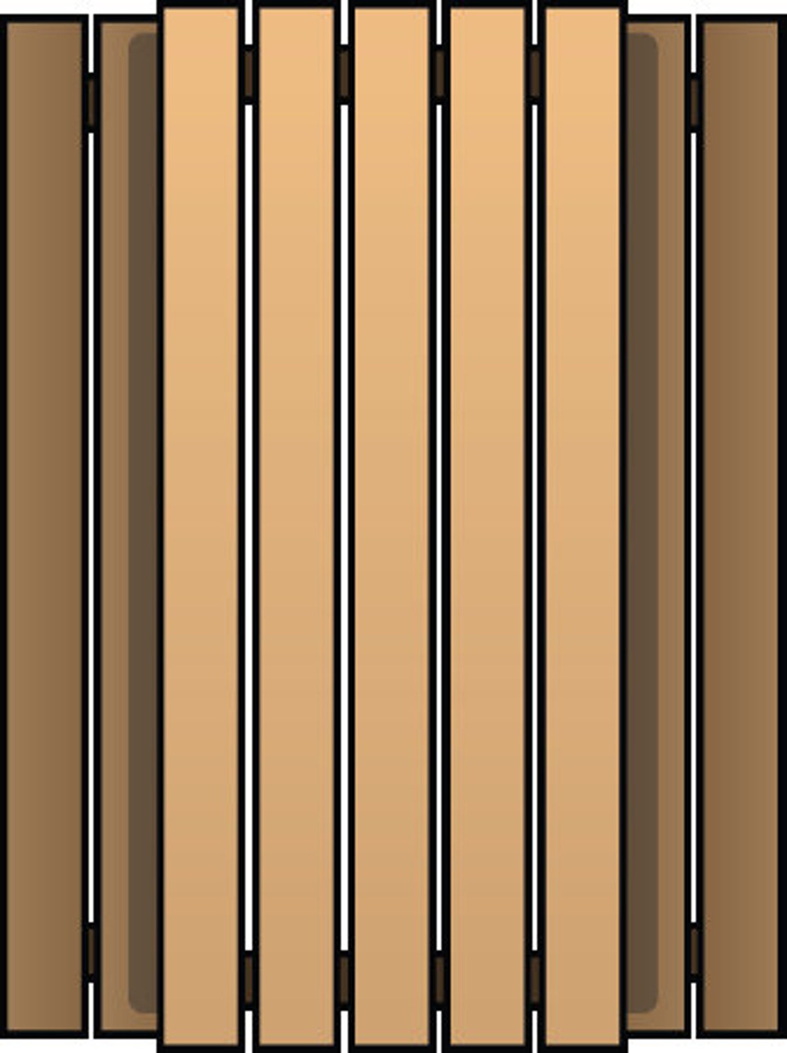 Benches Top View 2D Landscape Clipart Vector Symbols - Etsy