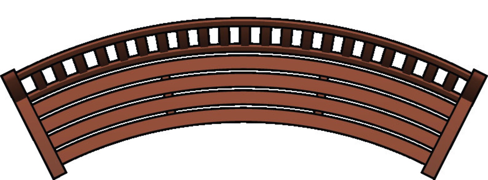 Benches Top View 2D Landscape Clipart Vector Symbols - Etsy