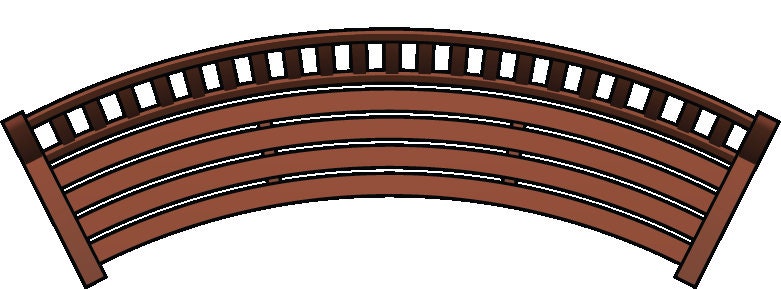 Benches Top View 2D Landscape Clipart Vector Symbols - Etsy