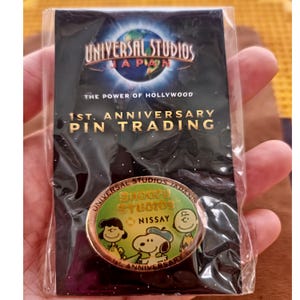 Vintage Snoopy Studios 1st Anniversary Pin - Universal Studios Japan Collectible - Etsy