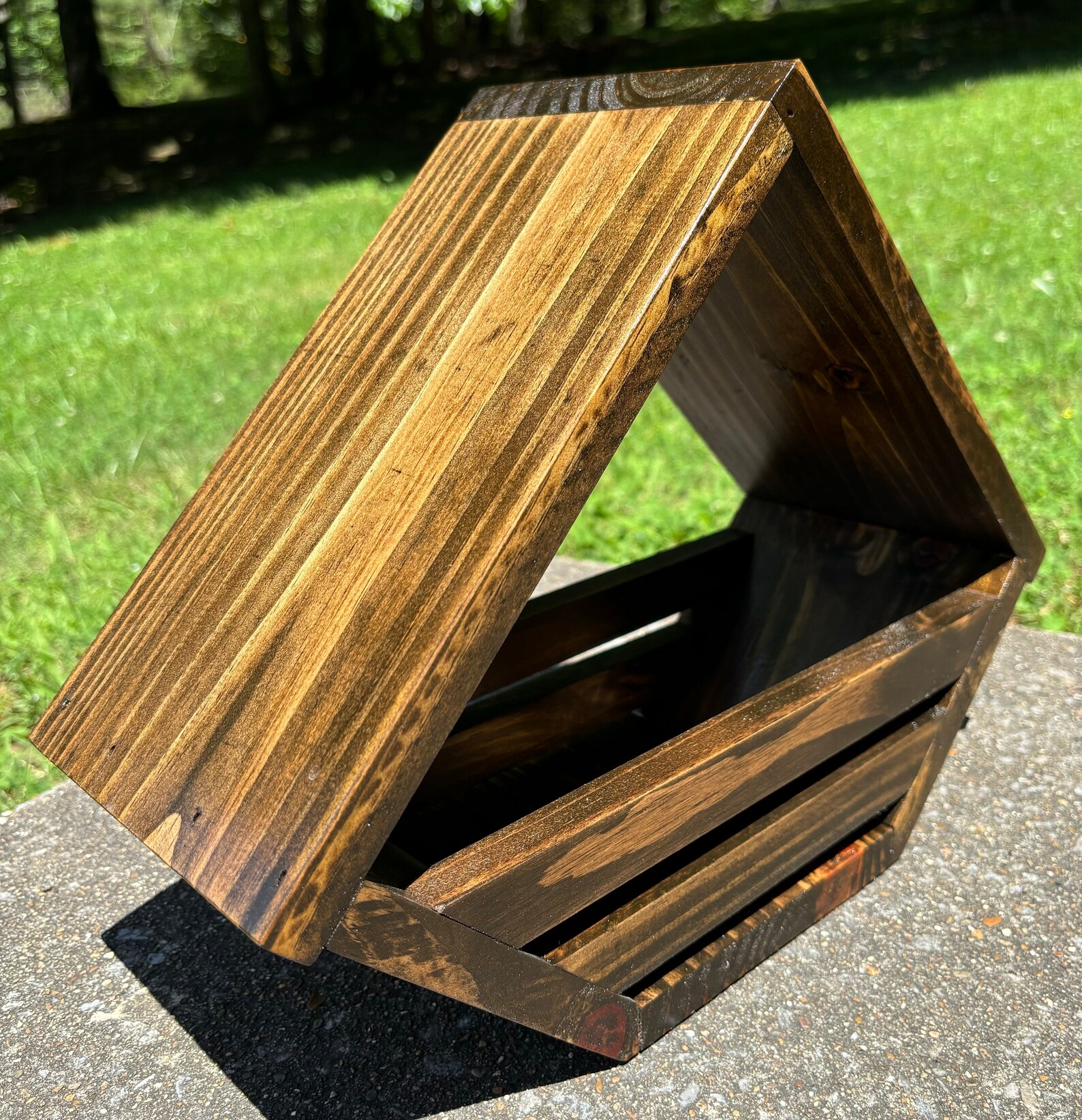 Rustic Farmhouse Classic Wood Hand Made Bird House/dove House/nesting ...