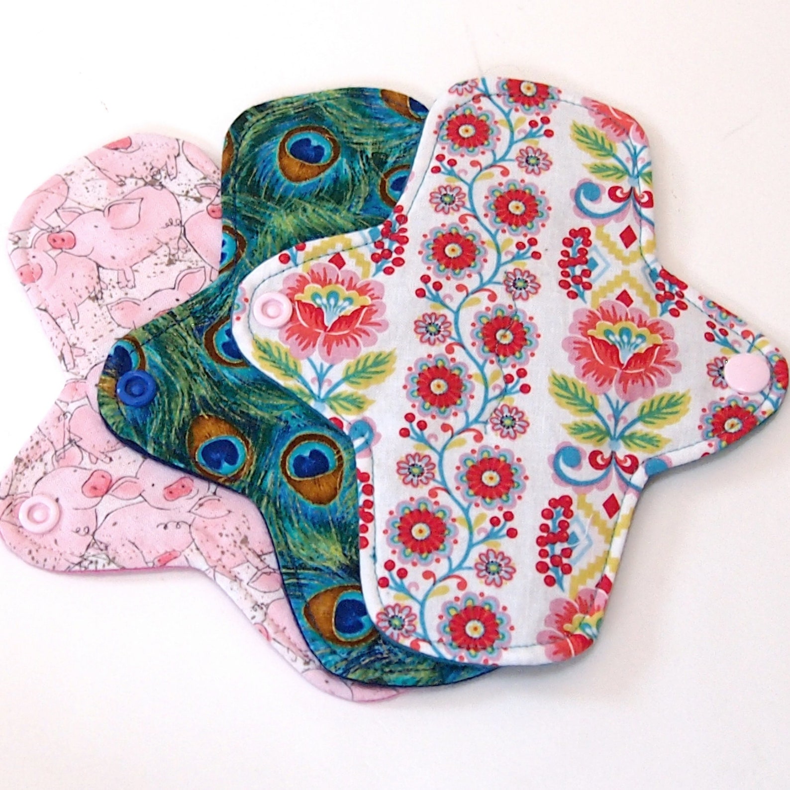10 Reusable Washable Cloth Pantyliners or Thong Liners MADE TO ORDER in ...