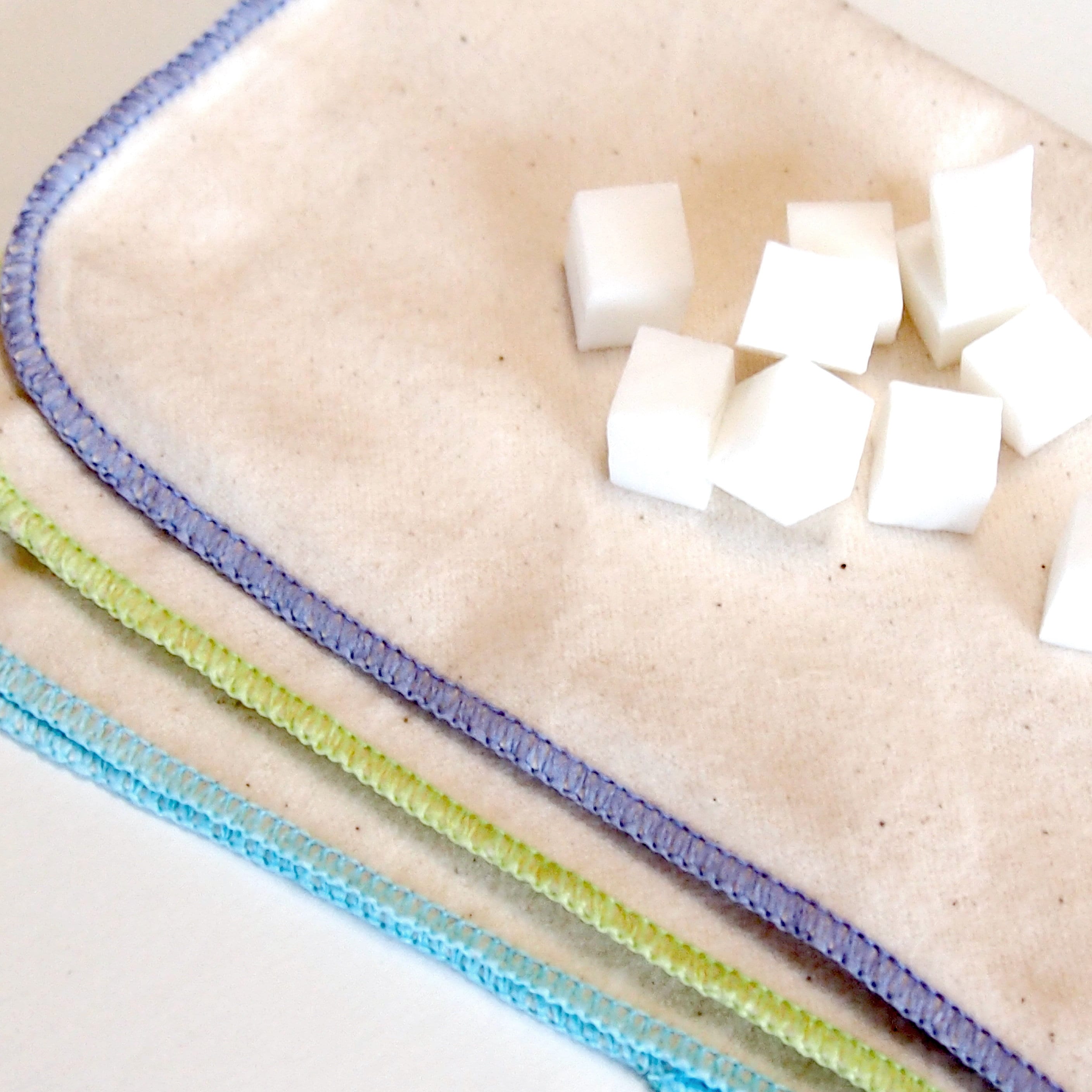 Cloth Wipes - Organic Cotton Flannel - Set of 12 - Perfect for Baby or ...