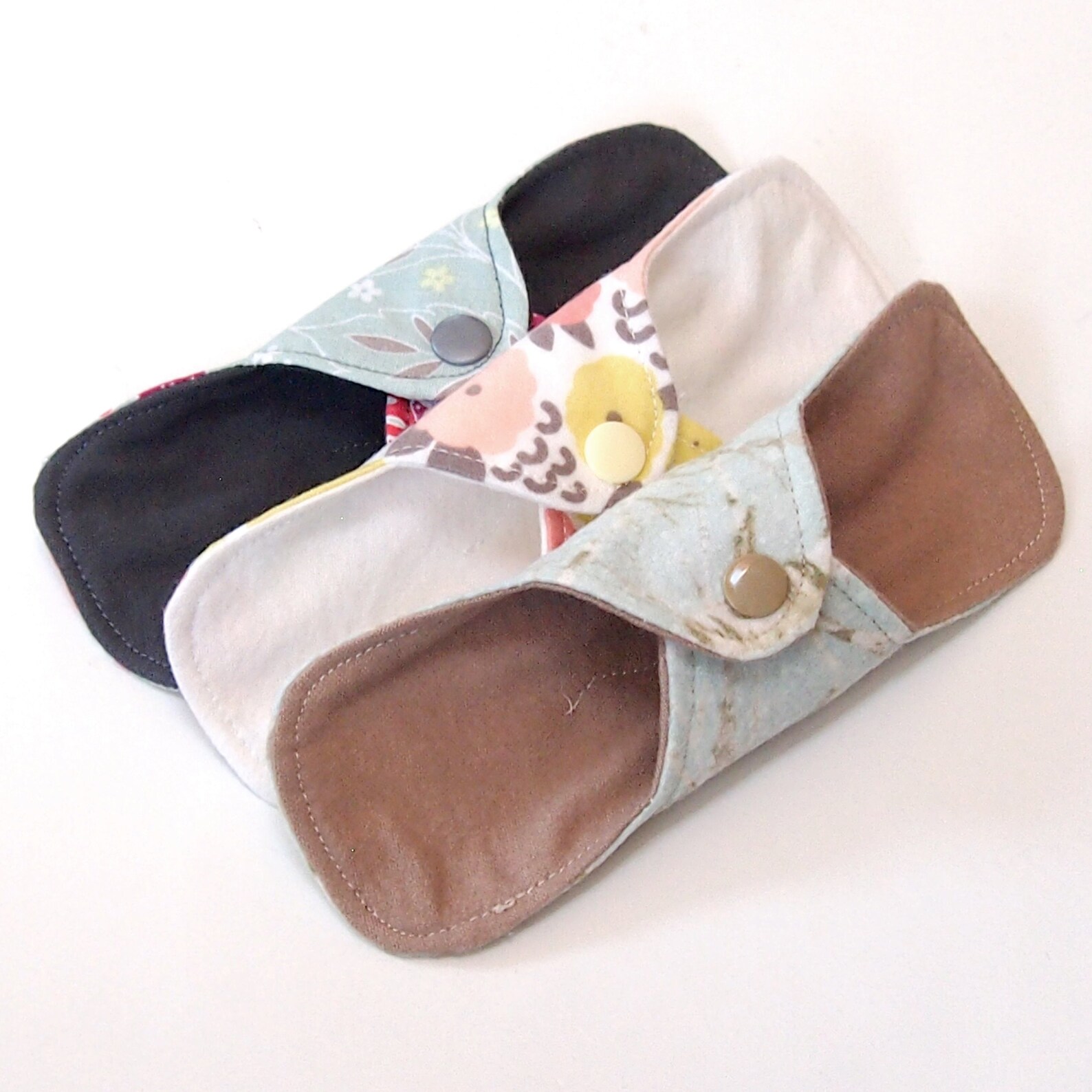10 Reusable Washable Cloth Pantyliners or Thong Liners MADE TO ORDER in ...