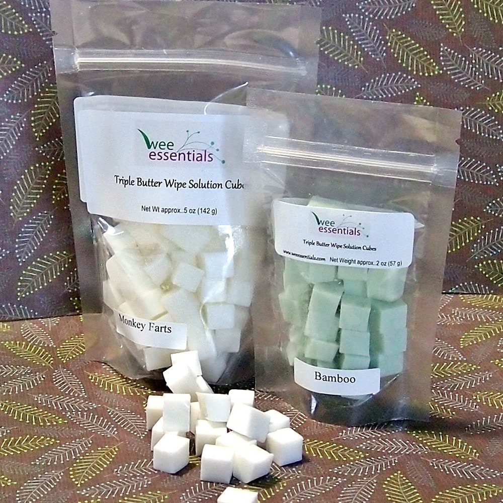 Vegan Cloth Wipe Solution Cubes -soap Bits-your Choice of Scent & Dyed ...