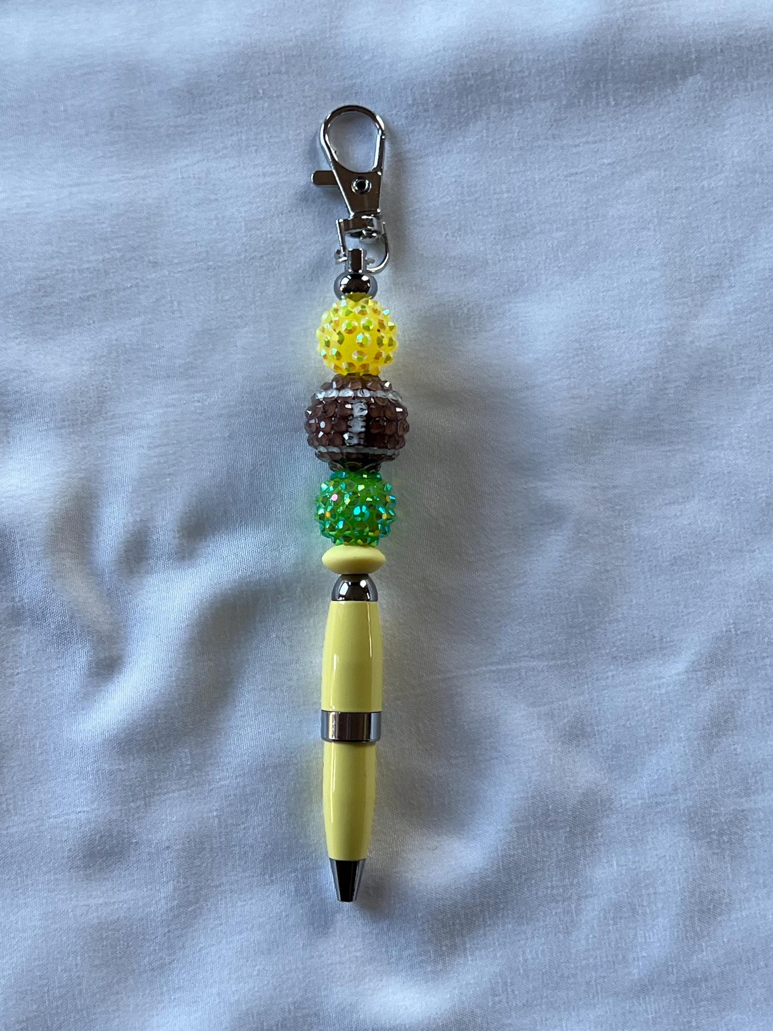 Pen Keychains, Key Rings, Beaded Pen, Beaded Keychain, Pen Clip - Etsy