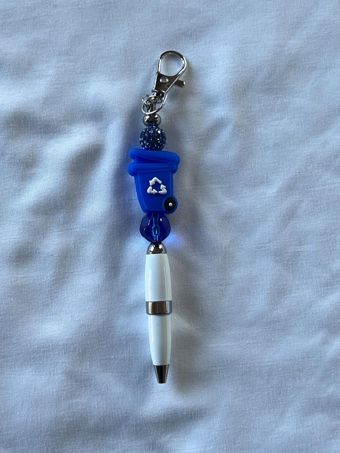 Pen Keychains, Key Rings, Beaded Pen, Beaded Keychain, Pen Clip - Etsy