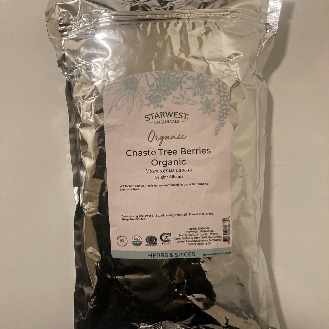 Starwest Botanicals Chaste Tree Berries 1 Pound 2 Packs - Etsy