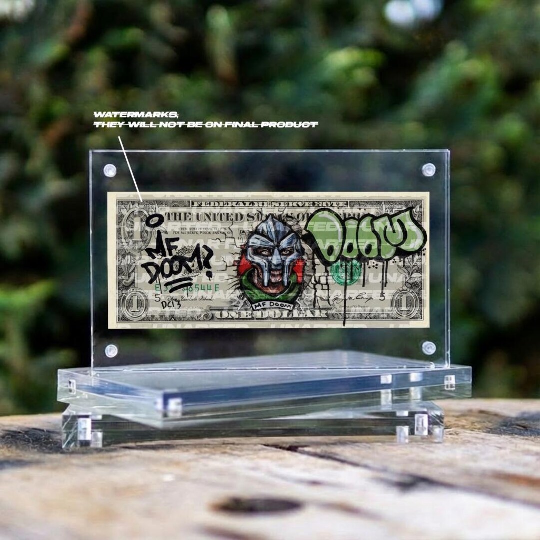 MF DOOM - 1 Dollar Banknote Artwork - Etsy