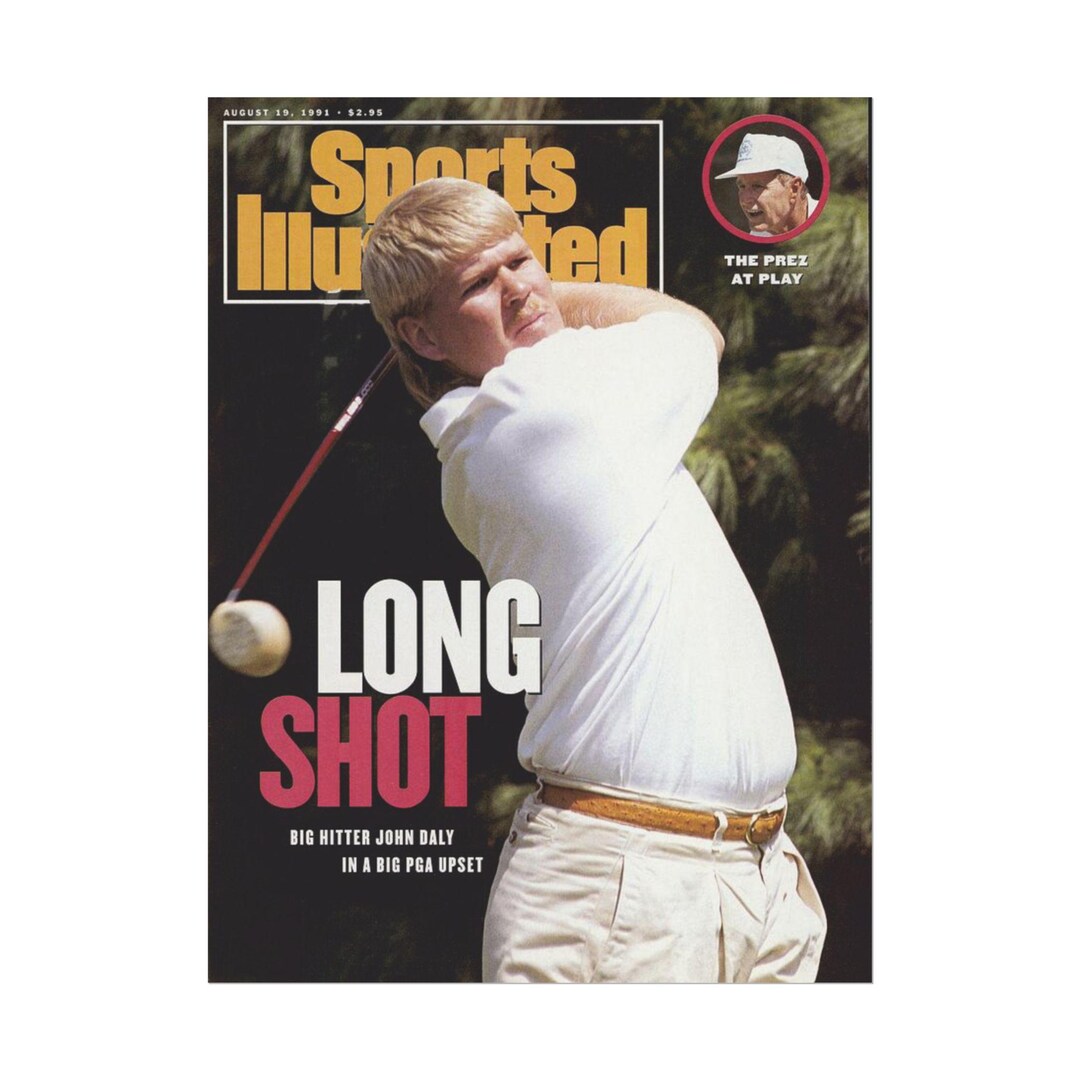 Rolled Posters, John Daly Golf Art Print, Golfer Wall Decor, Sports Fan ...