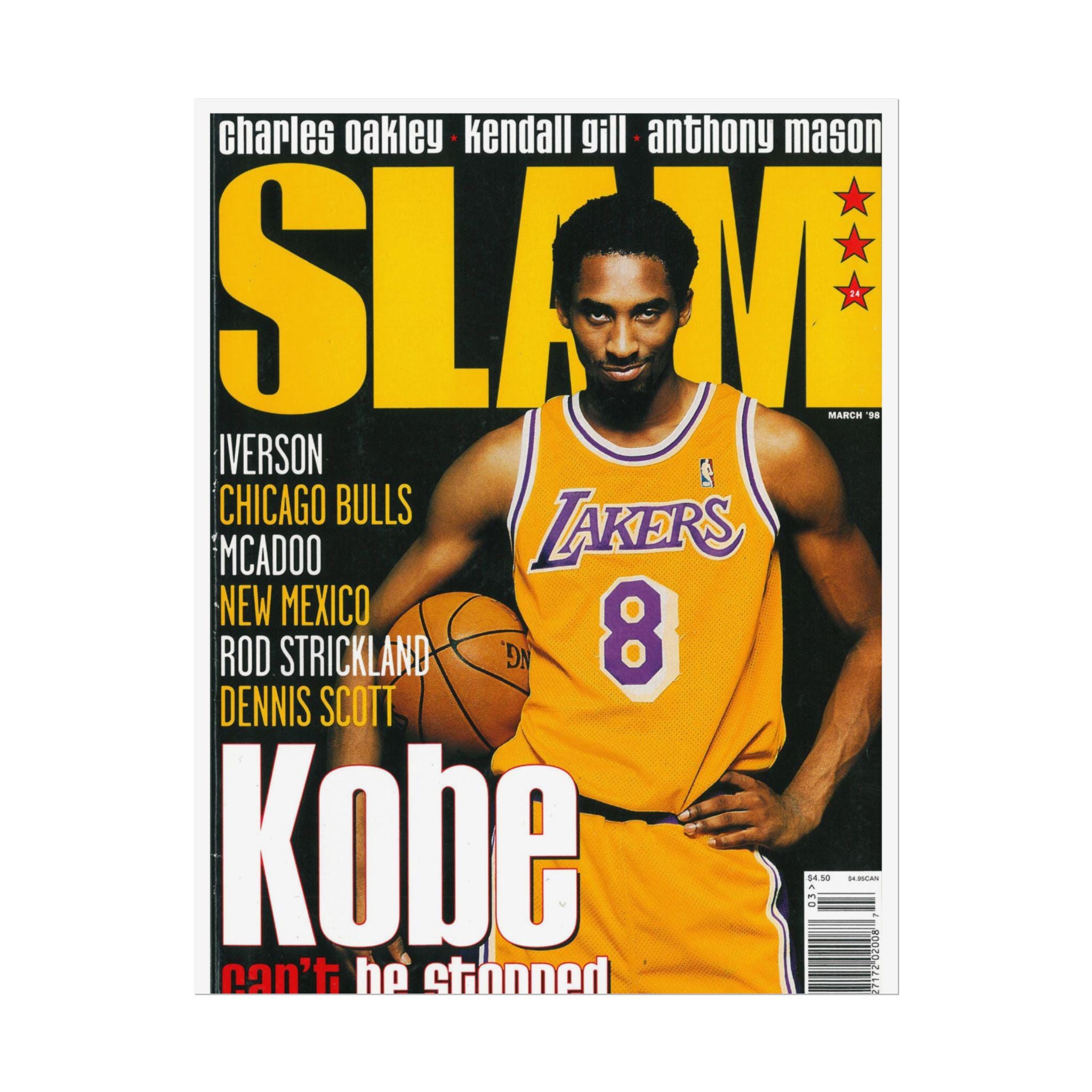 Kobe Bryant Slam Poster - Etsy