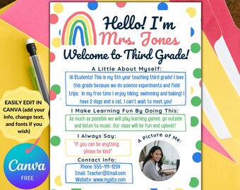 End of Year Letter to Teacher Letter to Teacher (Download Now) - Etsy