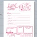 Fill in the Blank Camp Letter, Printable Letter Camp Letter, Rainbow ...