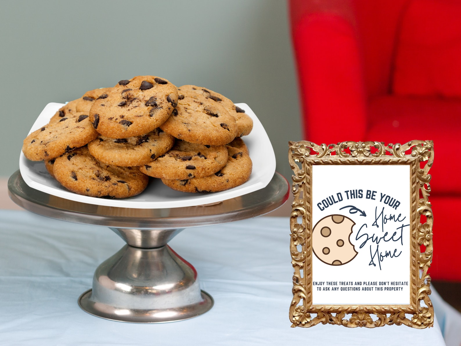 Realtor Open House Cookie Tags: Home Sweet Home Gift (digital Download ...