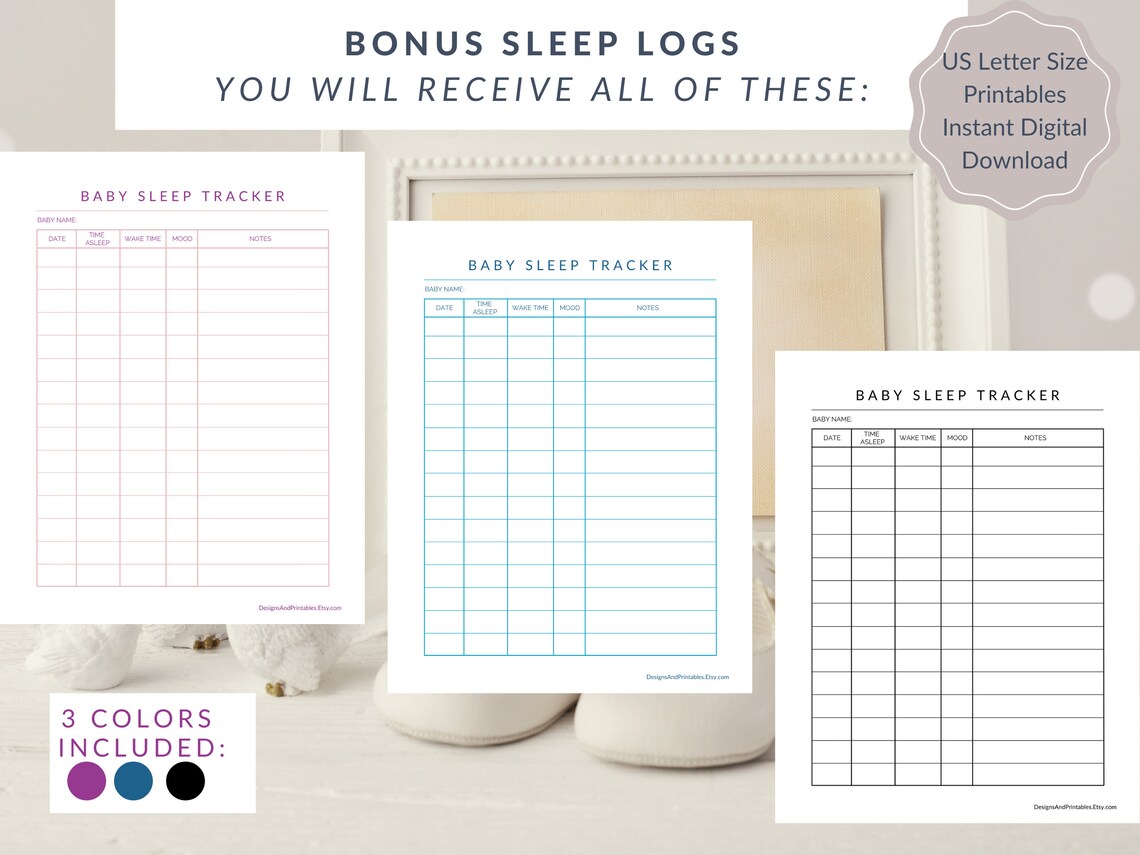 Baby Report for Nanny Daycare Preschool Babysitter Diaper Feeding Sleep ...